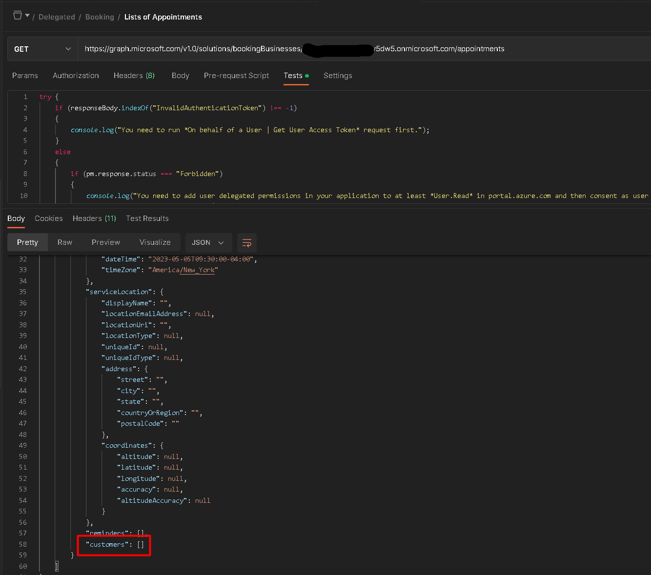 Customers list is coming empty in list of appointments · Issue #1875 ...
