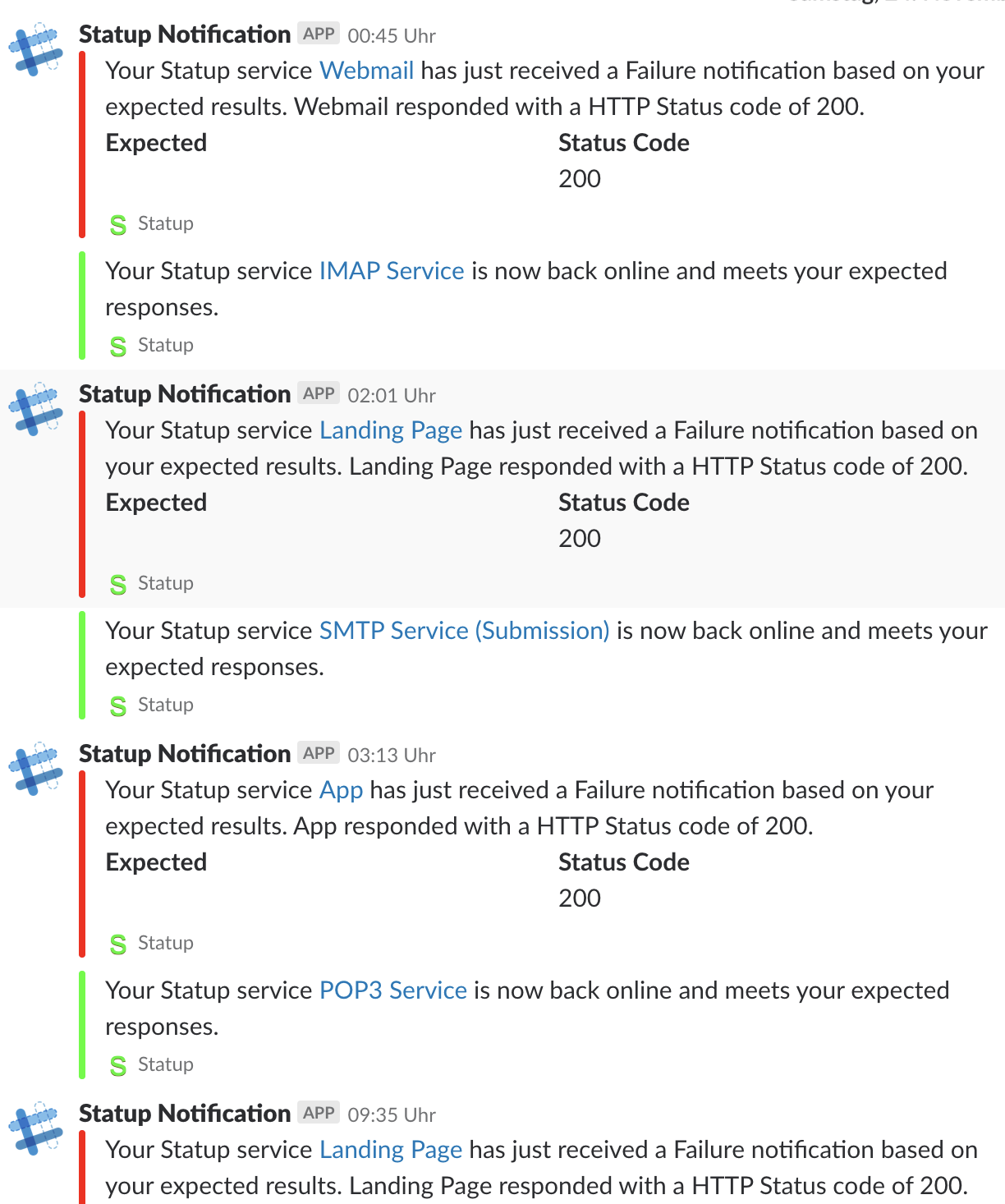 Issues with Slack notifications · Issue #85 · statping/statping · GitHub