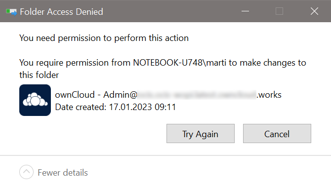 Cant delete sync folder post removing the sync relationship with non admin user · Issue #10405 ...