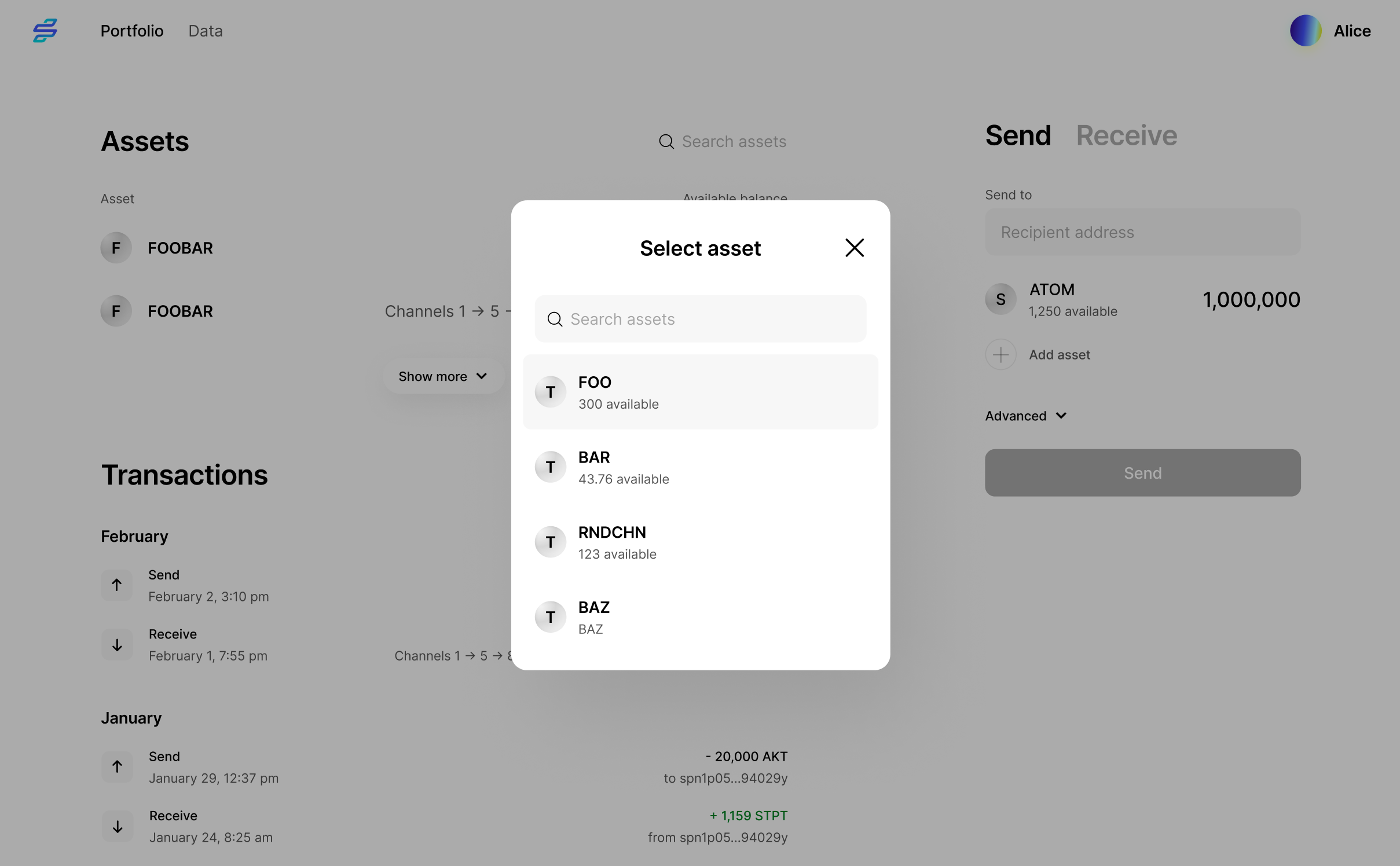 fix(ui): style in the token list (modal) · Issue #242 · ignite/web · GitHub
