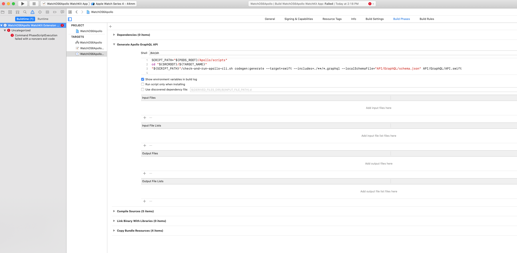 Xcode 10- error: Couldn't find Apollo.framework in FRAMEWORK_SEARCH_PATHS; make sure to add the ...