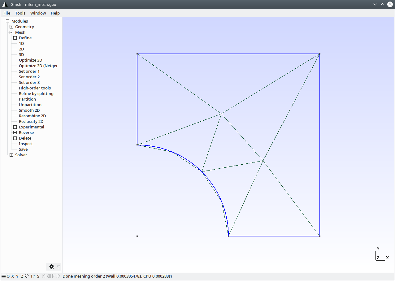 Segmentation fault when loading curved Gmsh mesh · Issue #2032 · mfem/mfem · GitHub