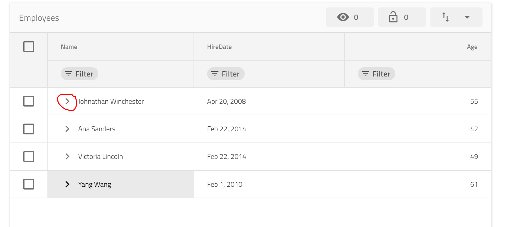 Tree Grid collapse icon need to be adjusted · Issue #3780 · IgniteUI/igniteui-angular · GitHub