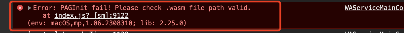 小程序PAG初始化失败：PAGInit fail! Please check .wasm file path valid. · Issue #1806 · Tencent/libpag ...