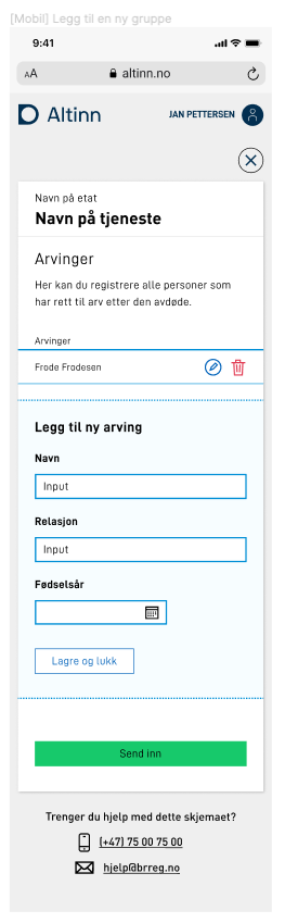 Change repeating group "lagre" button to the secondary button design · Issue #327 · Altinn/app ...