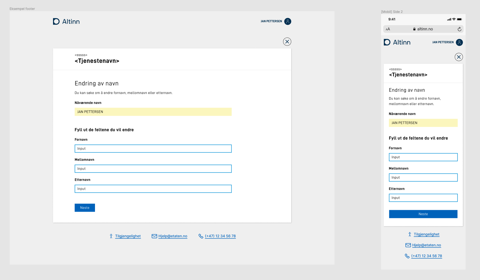 As an app-developer I would like to add a link to our accessibility statement ...
