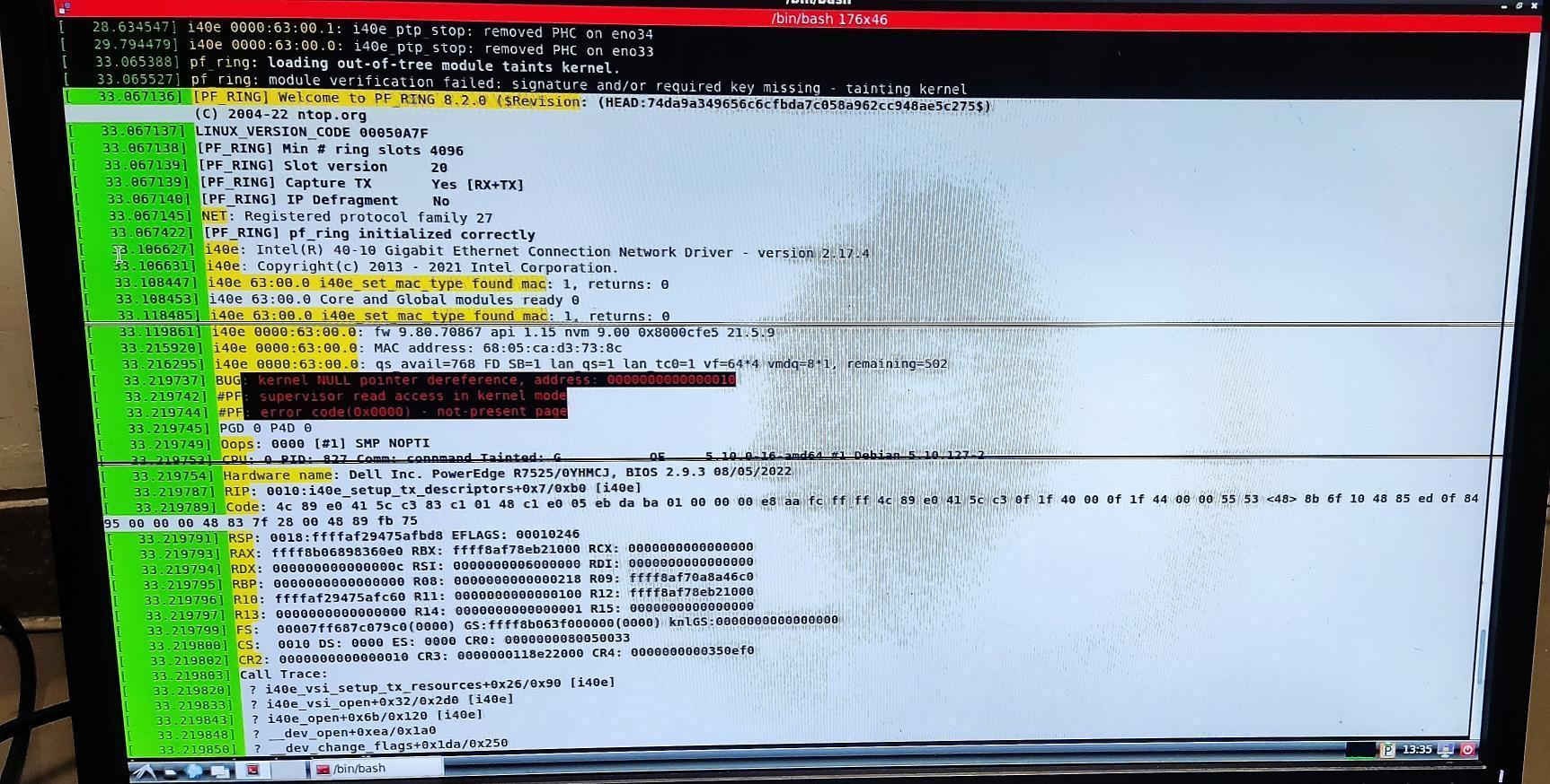 i40e null pointer turns kernel read mode. · Issue #856 · ntop/PF_RING · GitHub