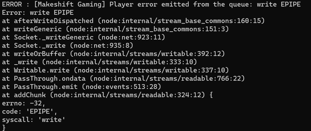 Player / ffmpeg error after playing about 1 hour worth of playlist · Issue #1536 · Androz2091 ...