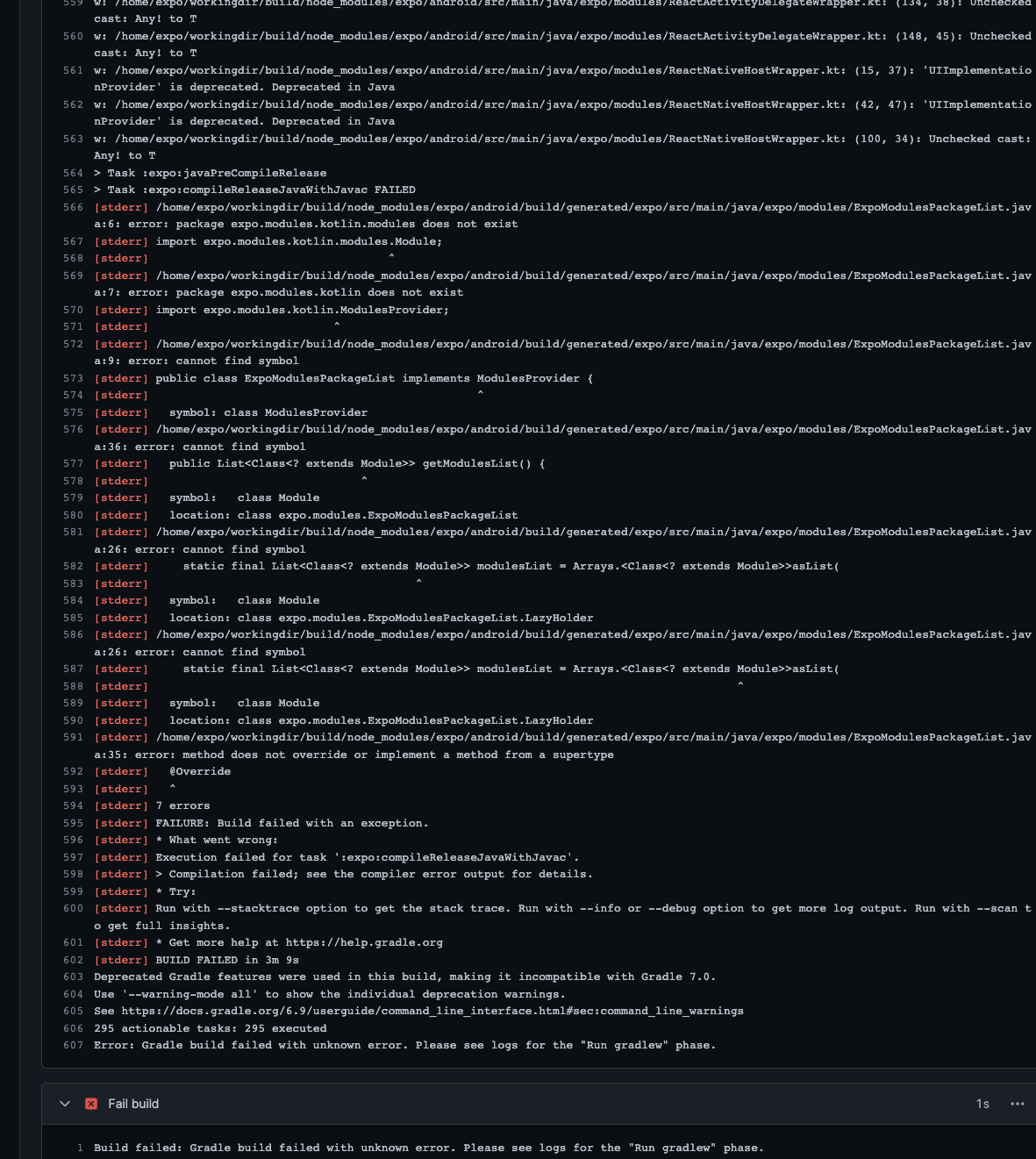 Expo EAS build fails on fresh project · Issue #1946 · infinitered/ignite · GitHub
