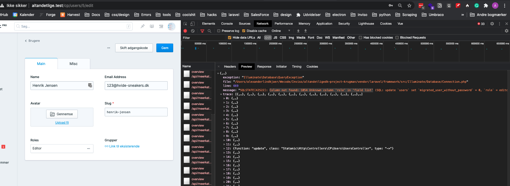 Eloquent user update roles · Issue #2758 · statamic/cms · GitHub