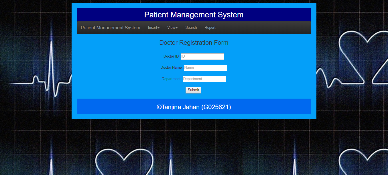 GitHub - TanjinaJahan/Patient-Management-System