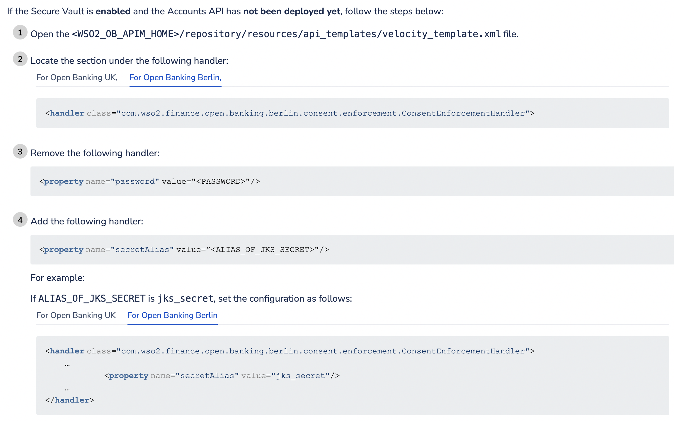 [OB2][Berlin] Supporting secure-vault in ConsentEnforcementHandler · Issue #621 · wso2/docs-open ...