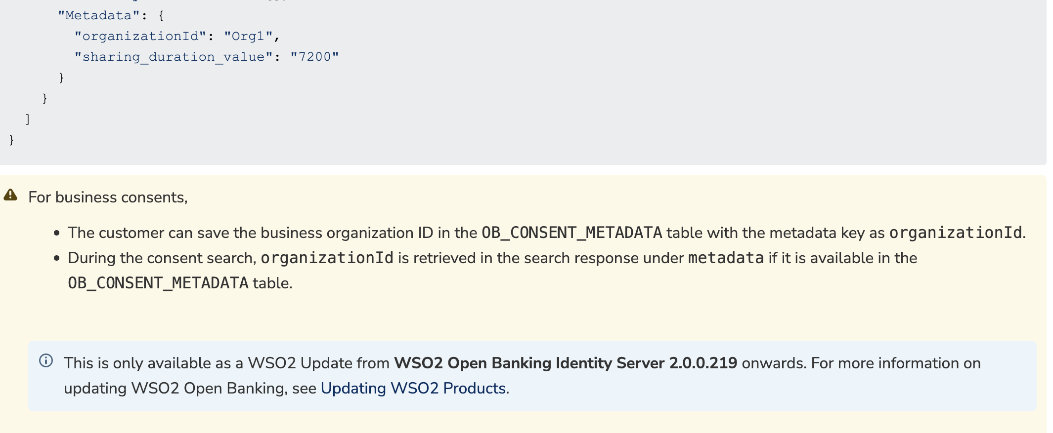 [U2] Adding Organization Id to the consent search response for business consents · Issue #690 ...
