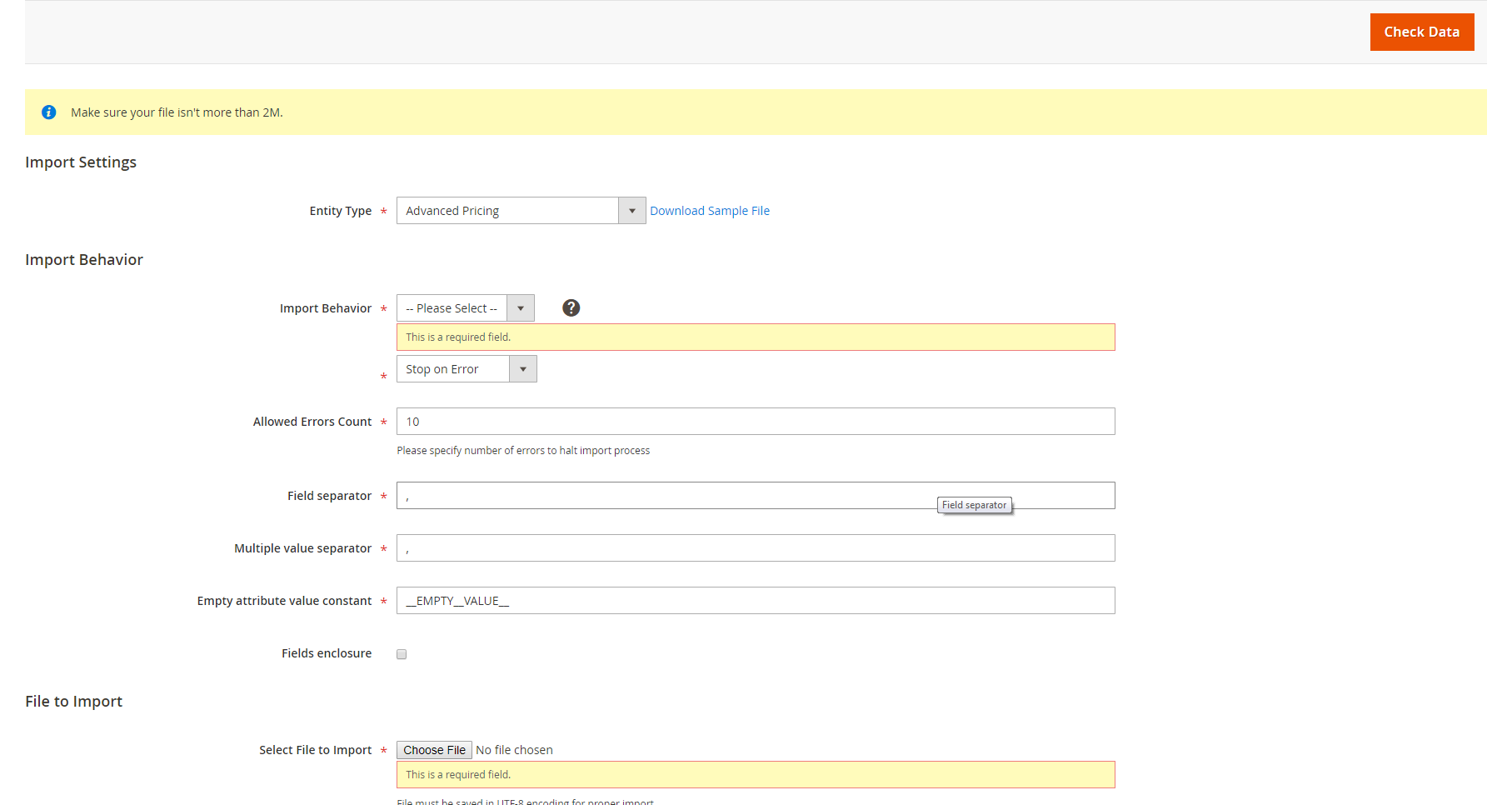 Backend Import behavior design break · Issue #21126 · magento/magento2 · GitHub