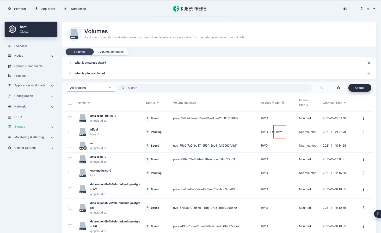 fix: AccessMode abbreviation error in volume manage page by weili520 · Pull Request #2686 ...