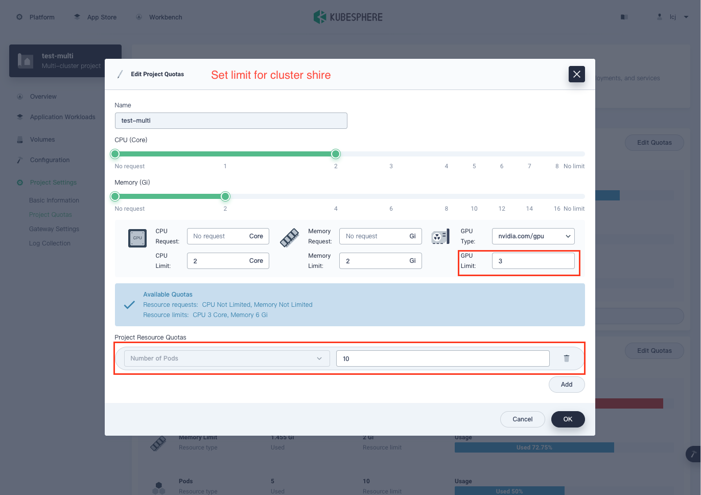fix: Gpu tip info error and gpu limit number error (!2863) · 合并请求 · kubesphere / console · 极狐GitLab