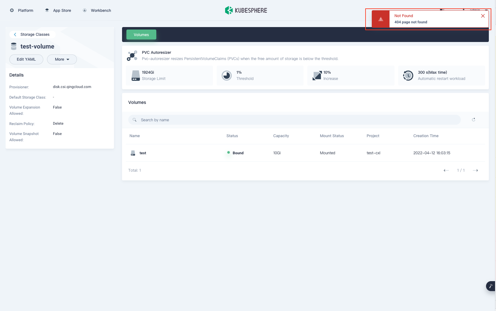 fix: StorageClass accessor manage URL error (!3092) · 合并请求 · kubesphere / console · 极狐GitLab