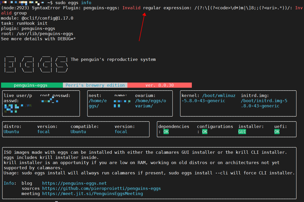 "live" user password? · Issue #77 · pieroproietti/penguins-eggs · GitHub