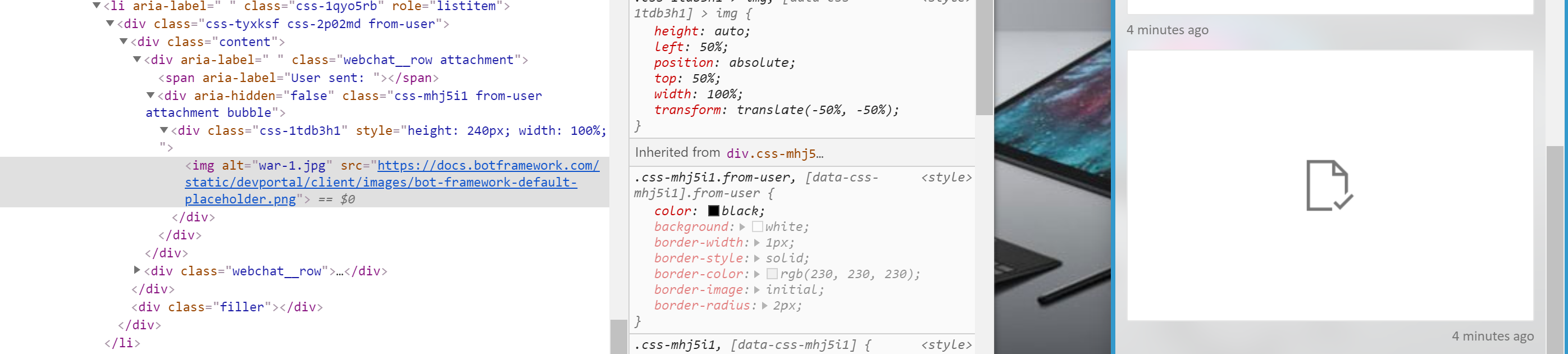 Update Web Chat Samples to v4.6.0 · Issue #2604 · microsoft ...