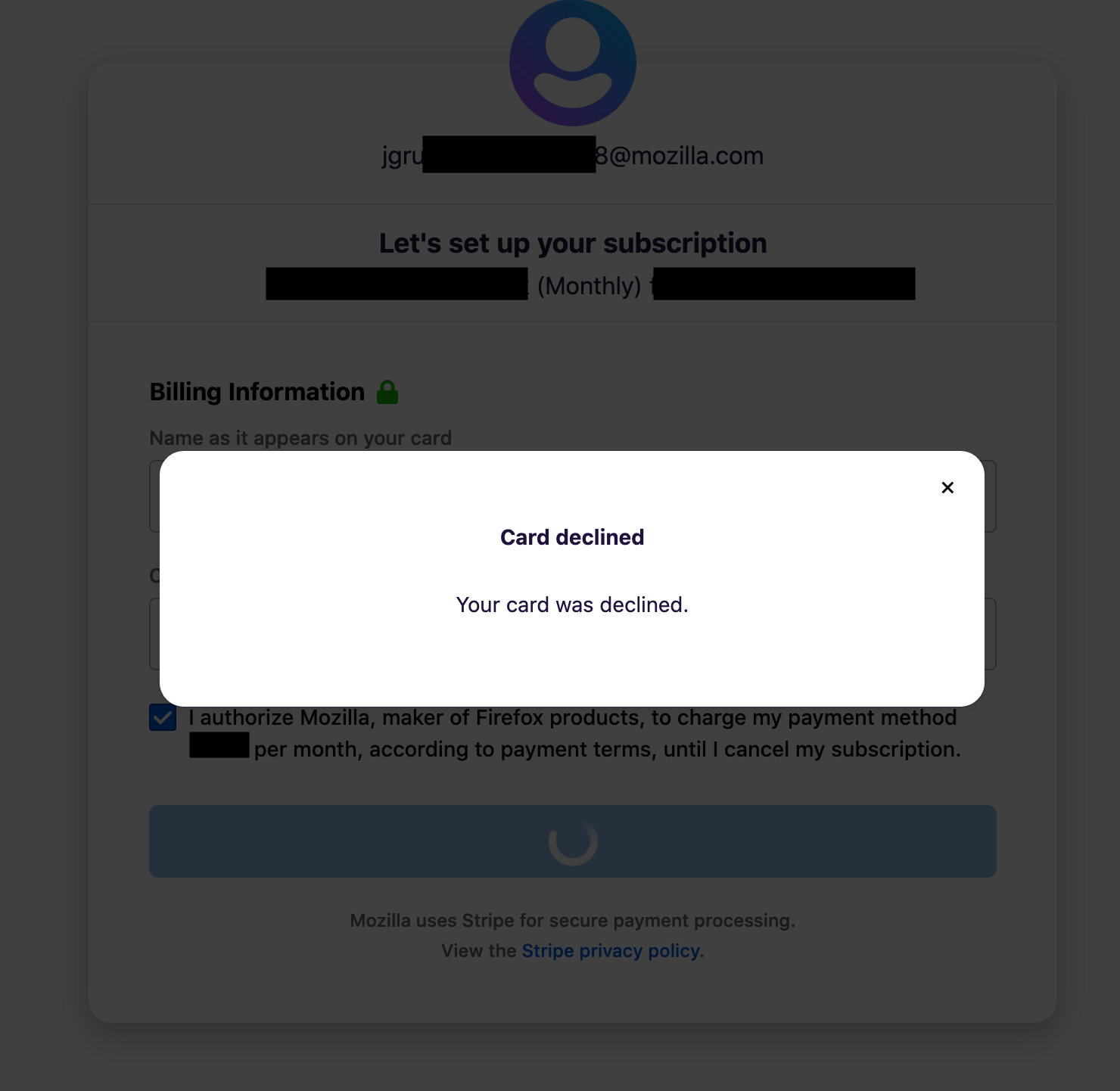 Change card_declined error message to use card_error string · Issue ...