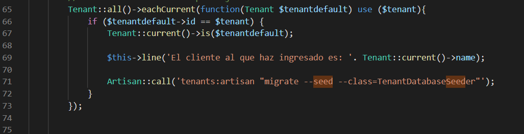 Command to migrate seeders does not work · Issue #304 · spatie/laravel-multitenancy · GitHub