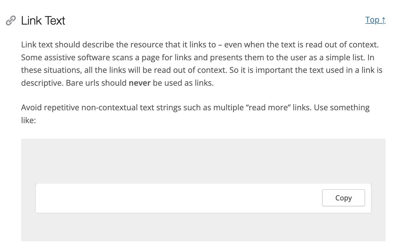 Theme handbook: Broken code snippets on "Accessibility" page · Issue #534 · WordPress ...