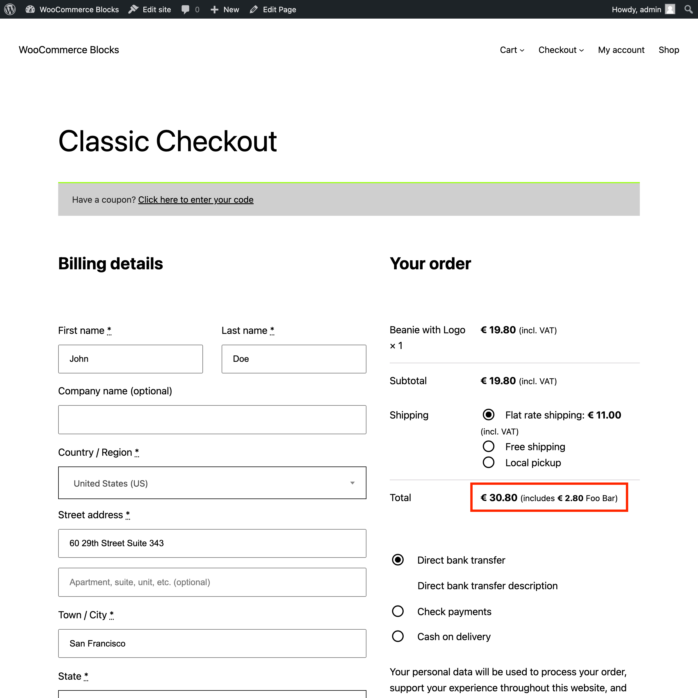 Respect Settings Tax Name in Cart & Checkout · Issue #7246 · woocommerce/woocommerce-blocks · GitHub