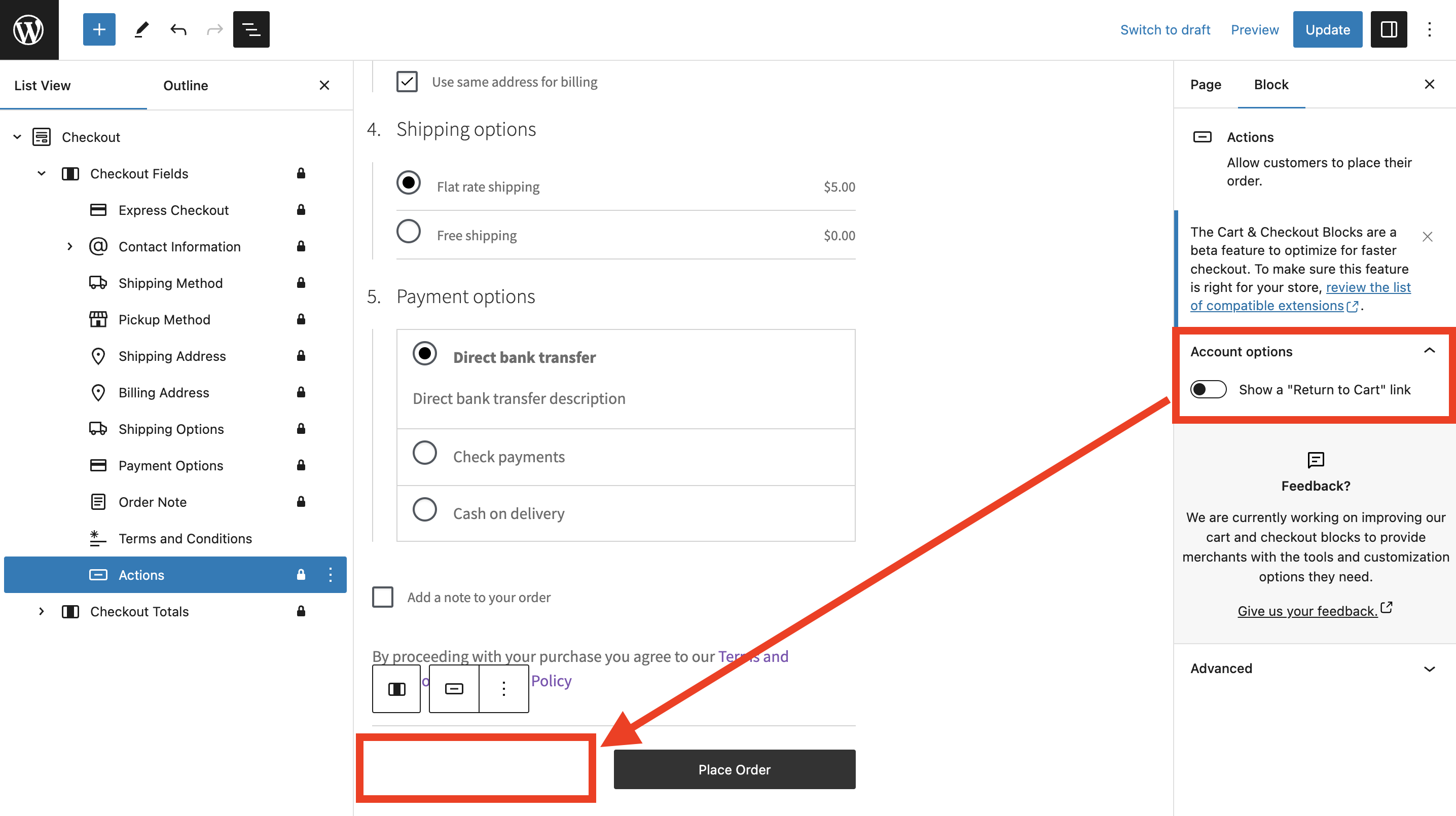Inconsistent `place Order` Button Placement · Issue 9205 · Woocommercewoocommerce Blocks · Github