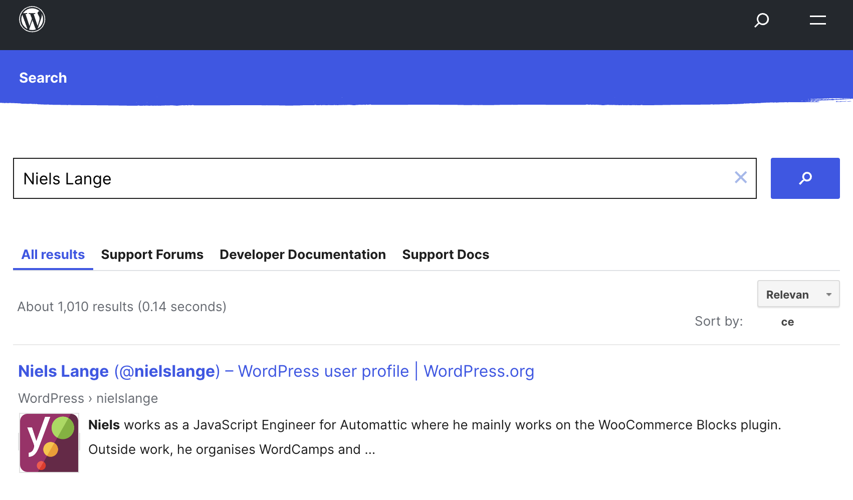 Yoast icon is visible as my profile icon · Issue #261 · WordPress/wporg-main-2022 · GitHub