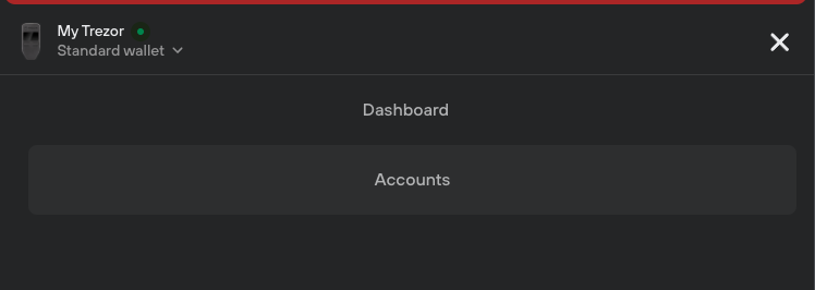 Suite menu items design is broken · Issue #5399 · trezor/trezor-suite ...