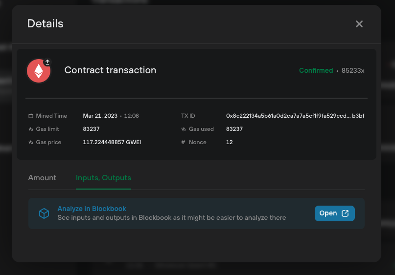 Ethereum contract creation/destruction tx type · Issue #8017 · trezor/trezor-suite · GitHub