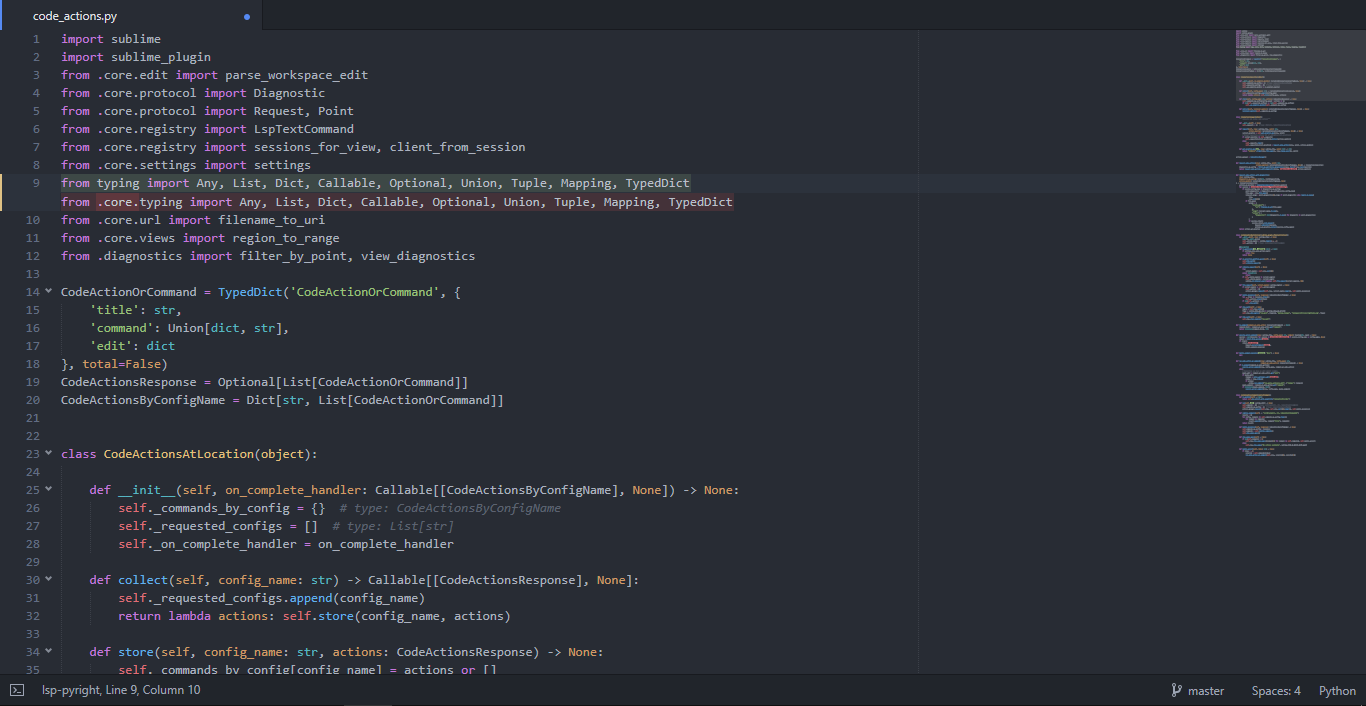 When importing pyright infers types of variables from the except clause only · Issue #973 ...