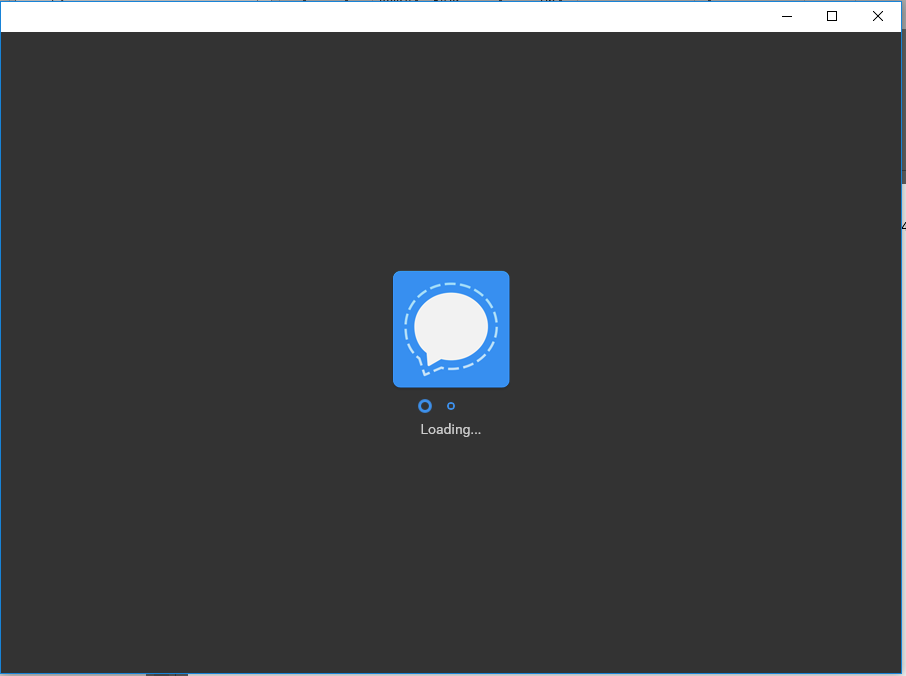 Chrome Extension stuck on loading screen · Issue #1614 · signalapp/Signal-Desktop · GitHub