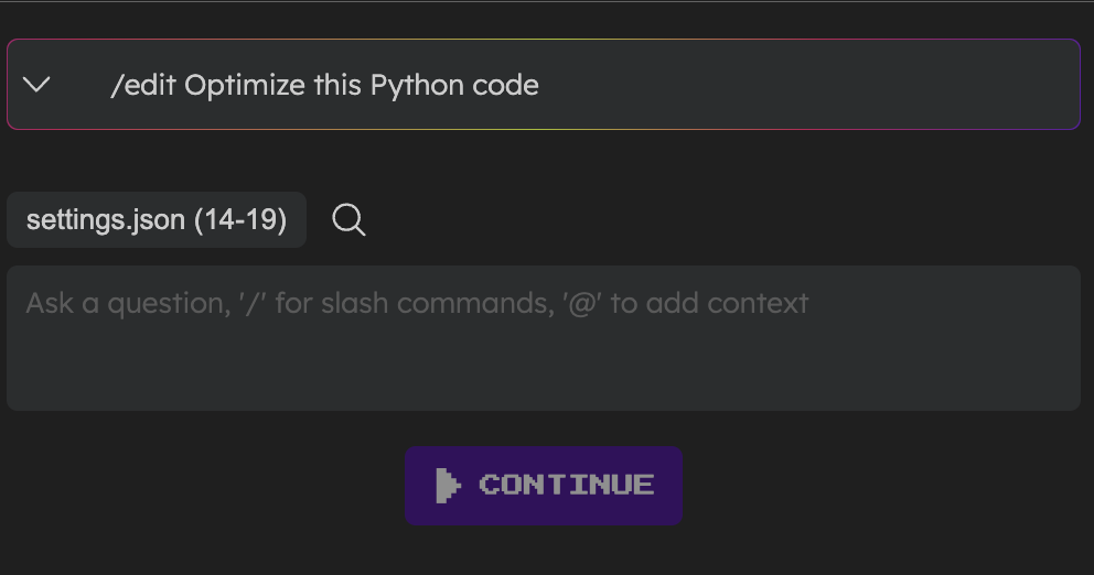 /edit does not do anything with Ollama v0.0.21 · Issue #509 · continuedev/continue · GitHub