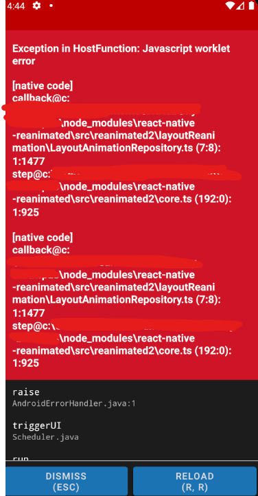 Animation withCallback, Value is undefined, expected an Object · Issue ...