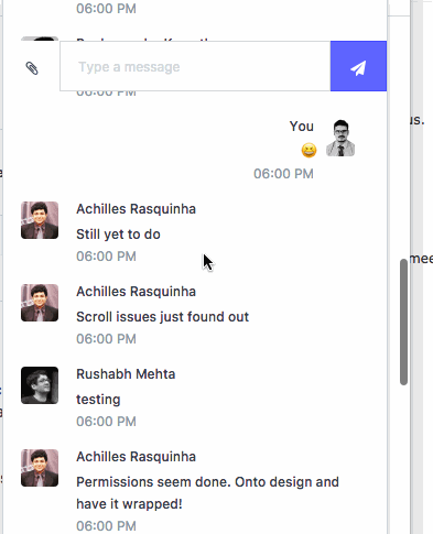 [frappe-chat] Chat Window Scroll Problem · Issue #4757 · frappe/frappe · GitHub