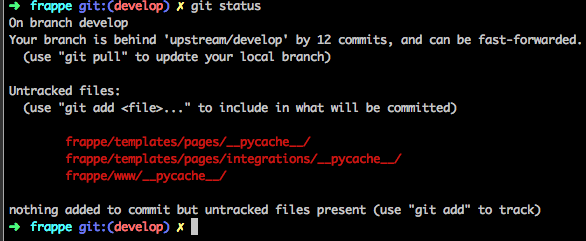 Pycache Modifications · Issue #13140 · frappe/erpnext · GitHub