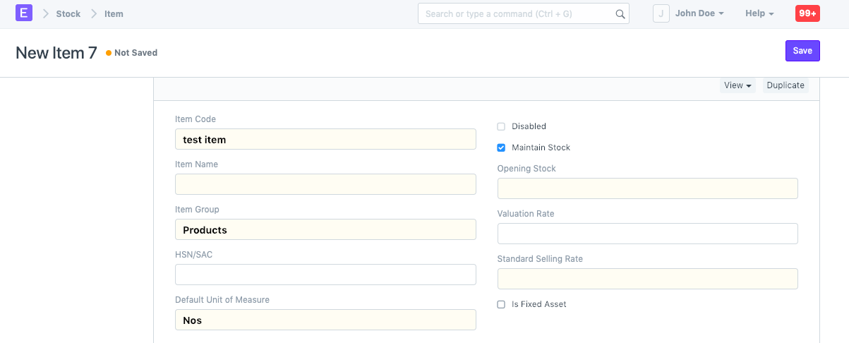 Unable To Check The Is Fixed Asset In New Item Vers 10 · Issue 16245 · Frappeerpnext · Github 