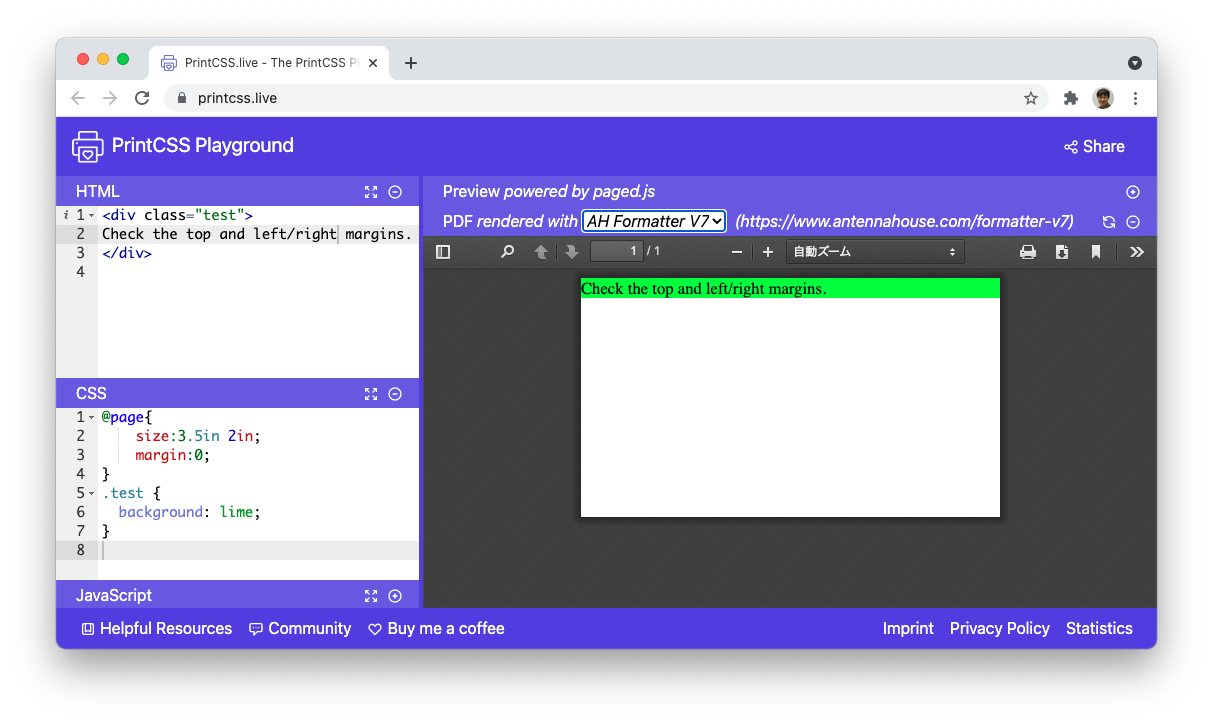 Default body margin should be 0 in paged media · Issue #776 · vivliostyle/vivliostyle.js · GitHub