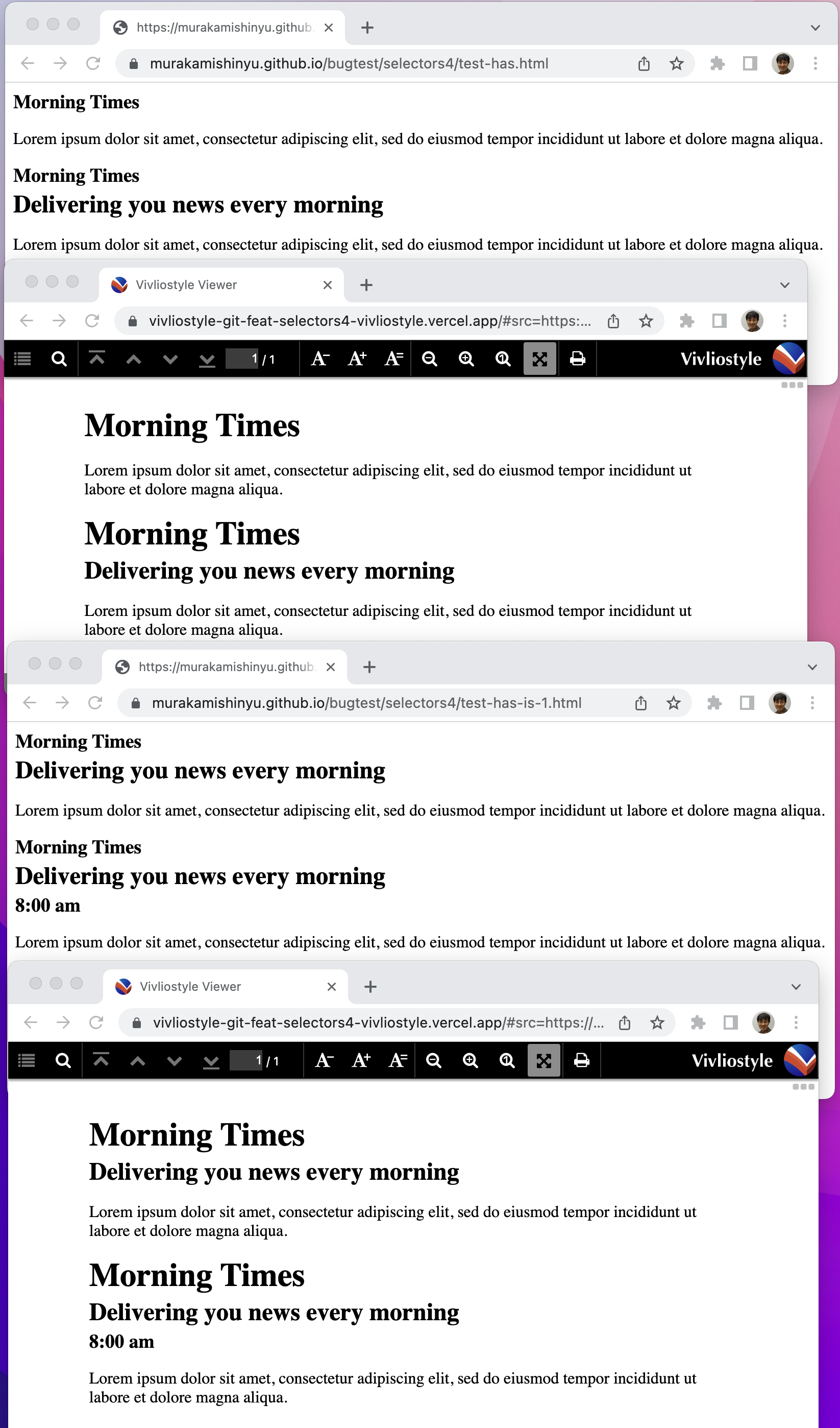 Support for Selectors Level 4 · Issue #957 · vivliostyle/vivliostyle.js · GitHub