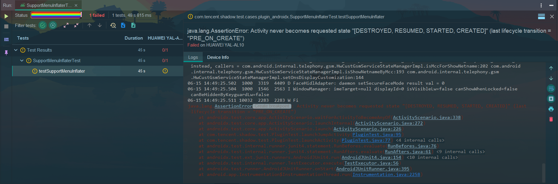 IncompatibleClassChangeError: Class 'android.content.res.XmlBlock$Parser' does not implement ...