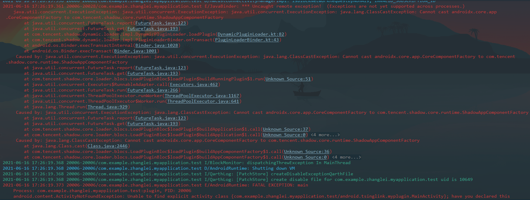 IncompatibleClassChangeError: Class 'android.content.res.XmlBlock$Parser' does not implement ...