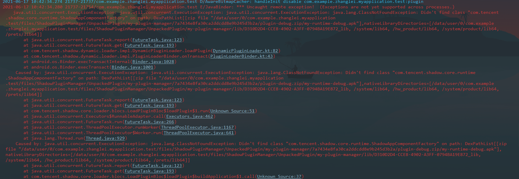 IncompatibleClassChangeError: Class 'android.content.res.XmlBlock$Parser' does not implement ...