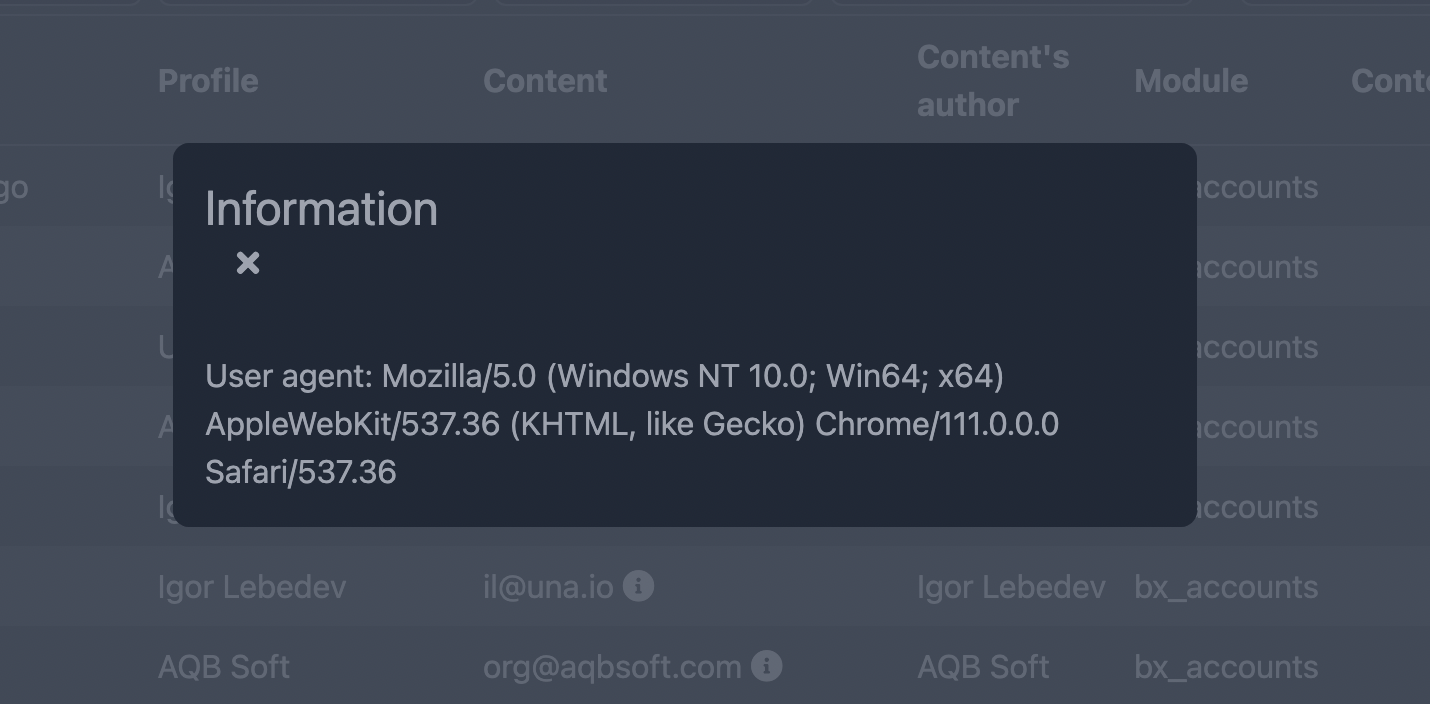 Audit: some bugs · Issue #4299 · unacms/una · GitHub