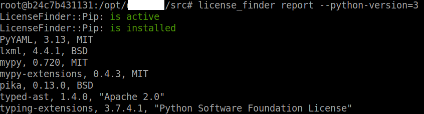 Python3 and pip3 support when no python2 is installed · Issue #646 · pivotal/LicenseFinder · GitHub