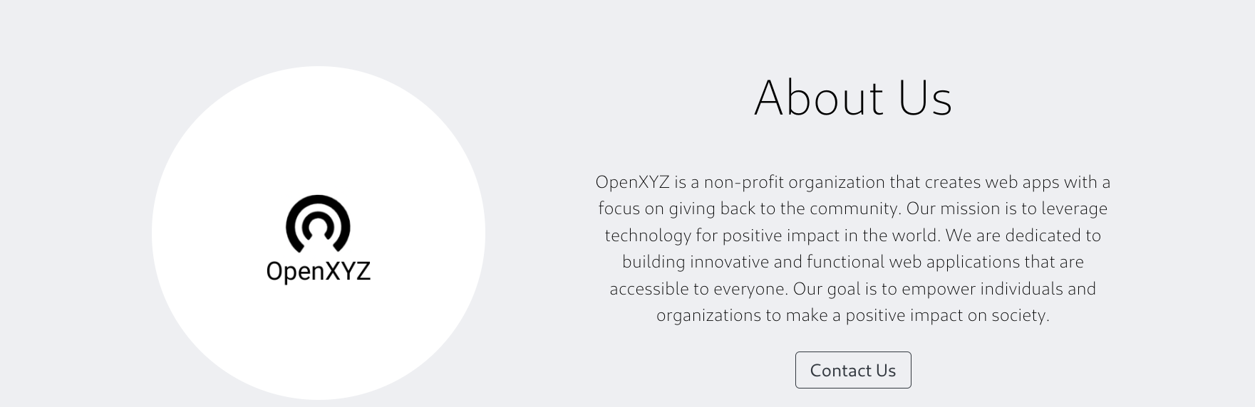 Justify the content · Issue #17 · open-xyz/openxyz · GitHub