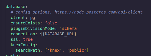 Is it possible to connect to the Heroku Postgres DB ? · Issue #9250 · backstage/backstage · GitHub