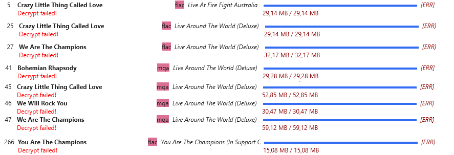 [BUG]: Decrypt failed for several music · Issue #202 · yaronzz/Tidal-Media-Downloader-PRO · GitHub
