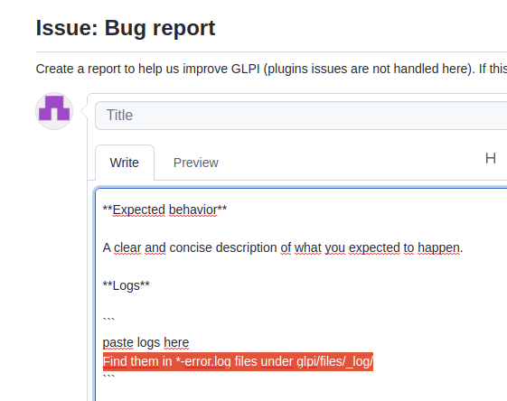 Error Notification Templates · Issue #9649 · glpi-project/glpi · GitHub