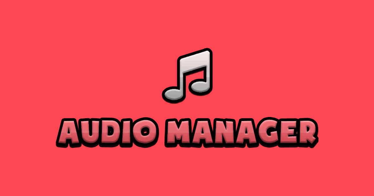GitHub - CarterGames/AudioManager: Cater Games Audio Manager is a free audio/sound management ...